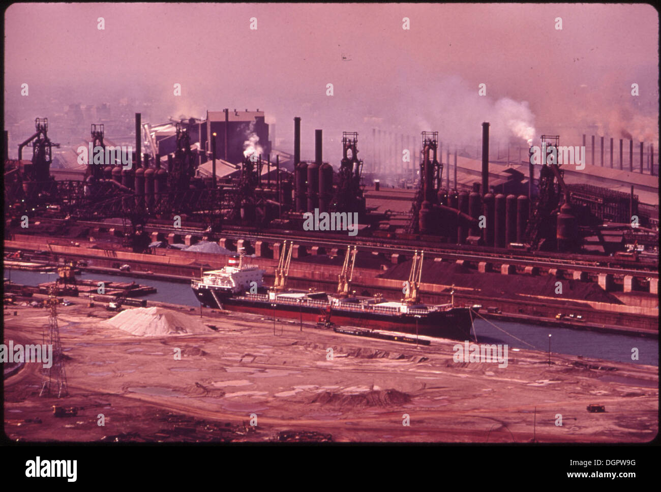 The Republic Steel Plant in East Chicago is shown in this industrial ...