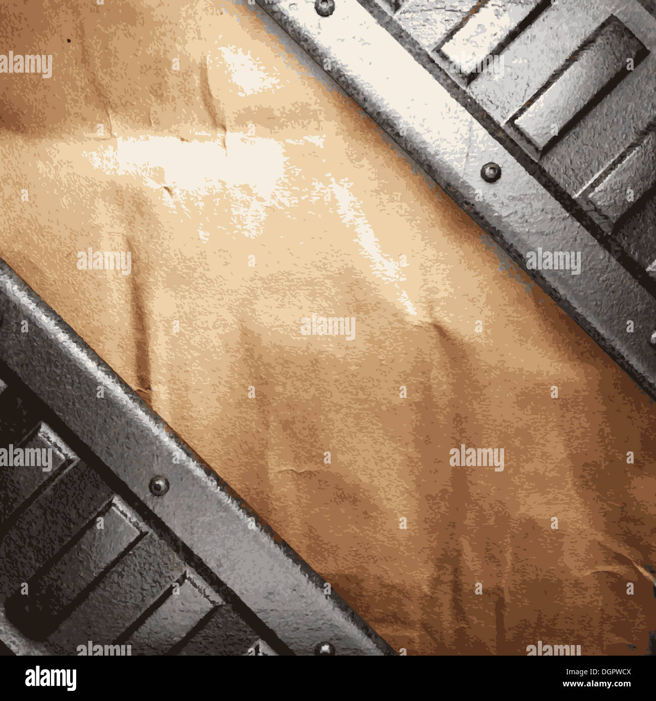 metal and paper background Stock Photo - Alamy