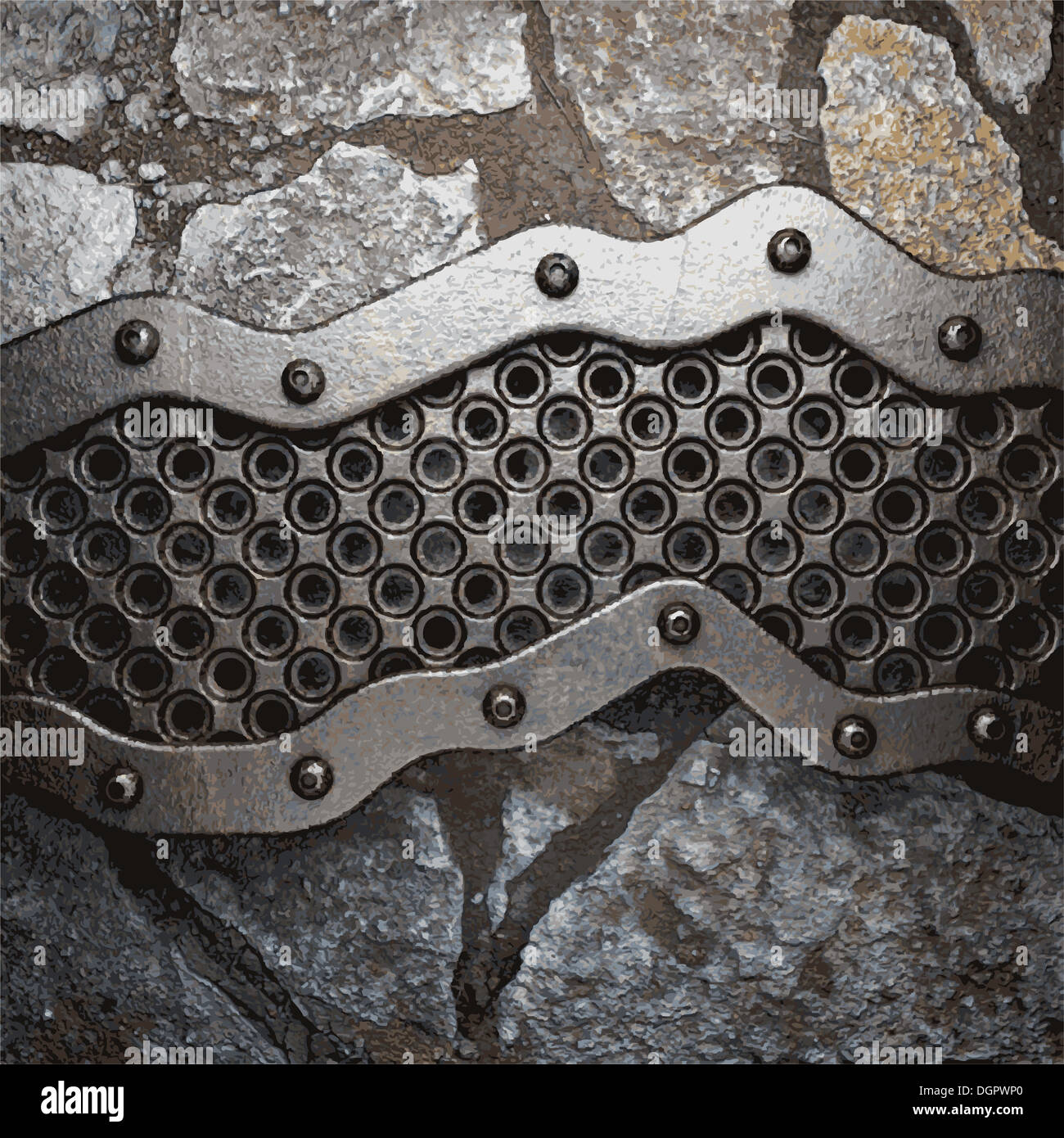 metal and stone background Stock Photo - Alamy