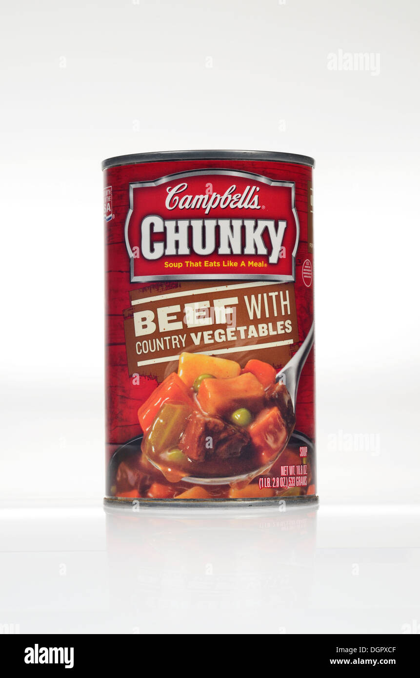 Campbells chunky soup hi-res stock photography and images - Alamy