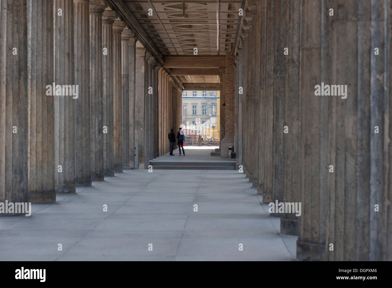 Alte Nationalgalerie Berlin Germany fluted columns colonnade arcade ...