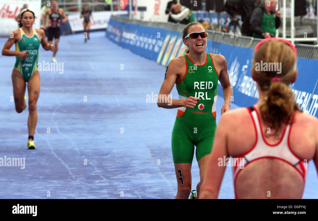 Reid of Ireland finished second at the ITU World triathlon held in ...