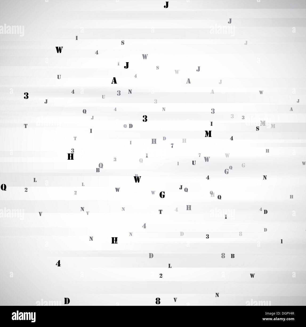 abstract concept security code on white background Stock Photo - Alamy