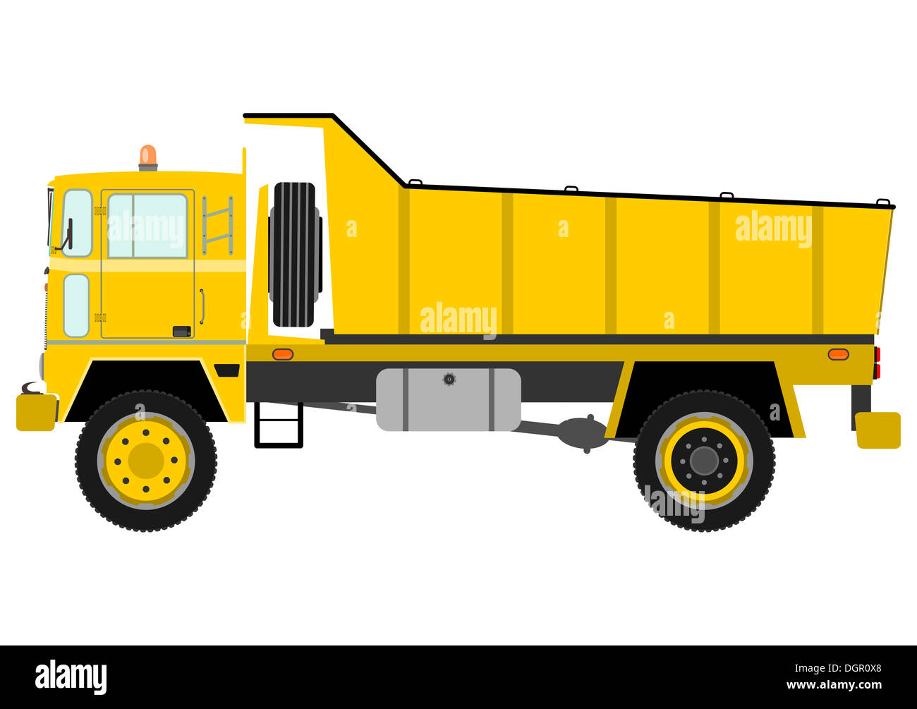 Illustration cartoon tipper truck work hi-res stock photography and ...