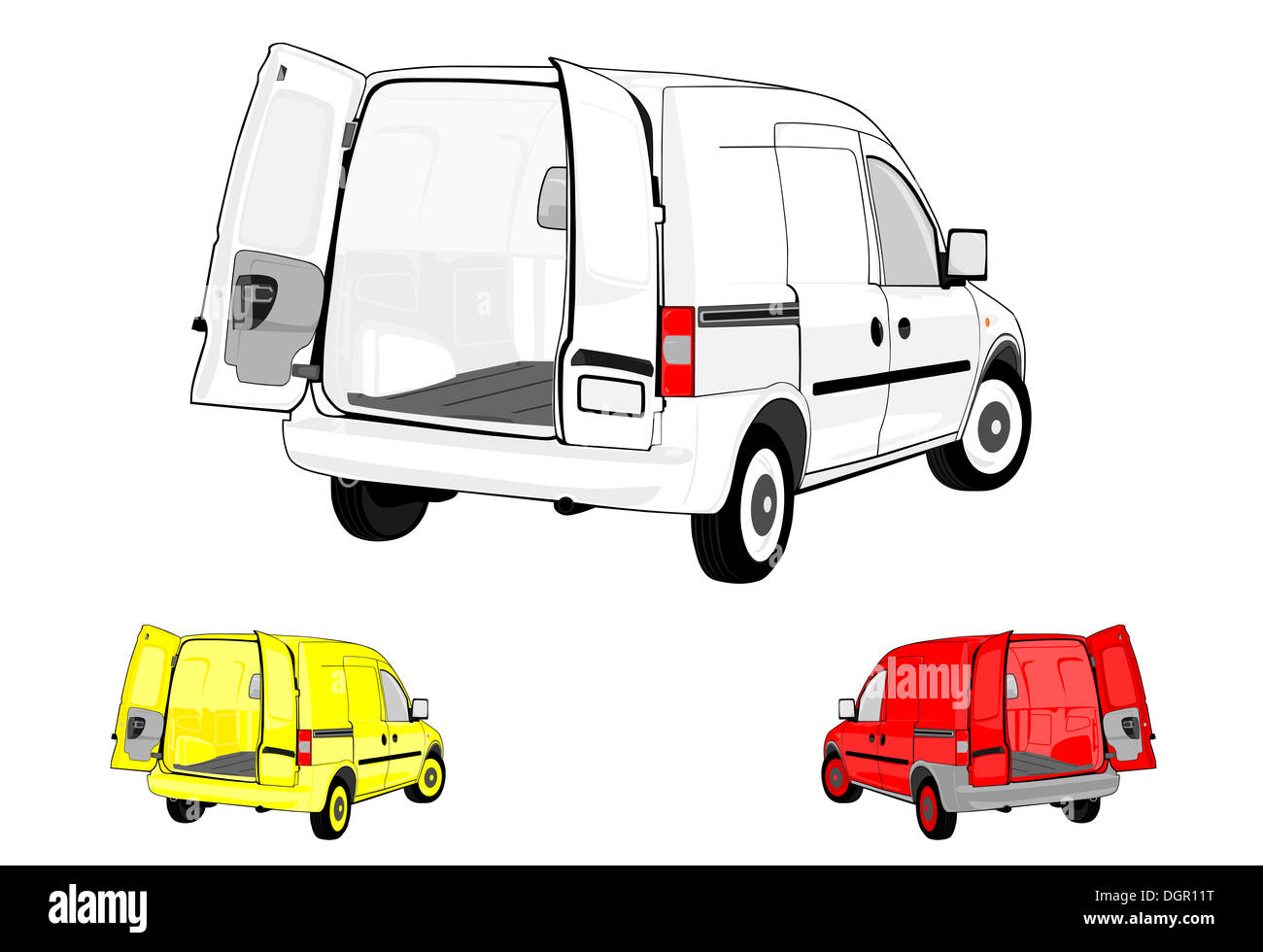 Cargo Van Open Doors High Resolution Stock Photography and Images - Alamy