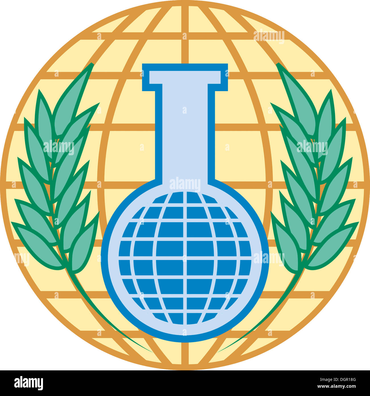 Logo of the Organisation for the Prohibition of Chemical Weapons OPCW ...
