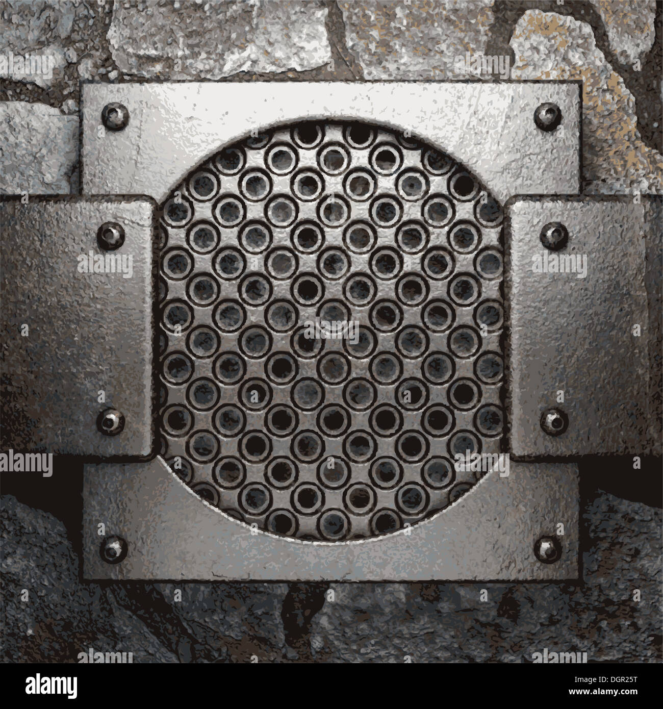 metal and stone background Stock Photo - Alamy