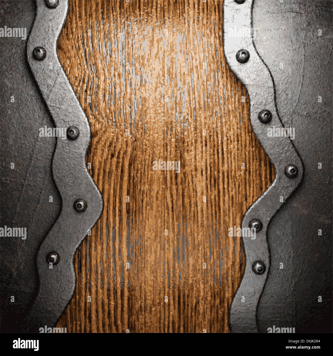 metal and wood background Stock Photo - Alamy