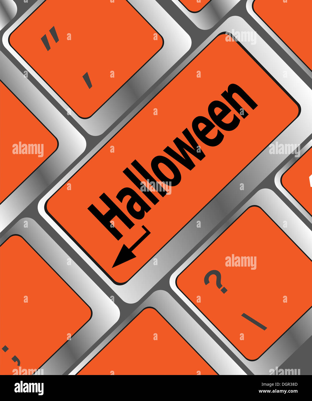 halloween word on button of the keyboard key button Stock Photo - Alamy