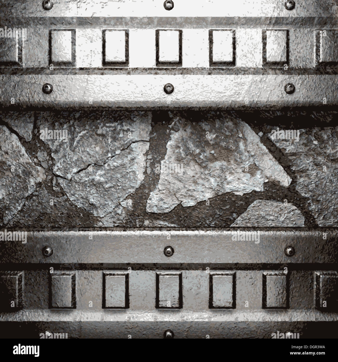 metal and stone background Stock Photo - Alamy
