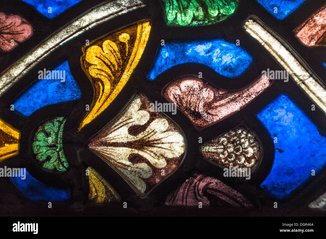 Stained glass window close up hi-res stock photography and images - Alamy