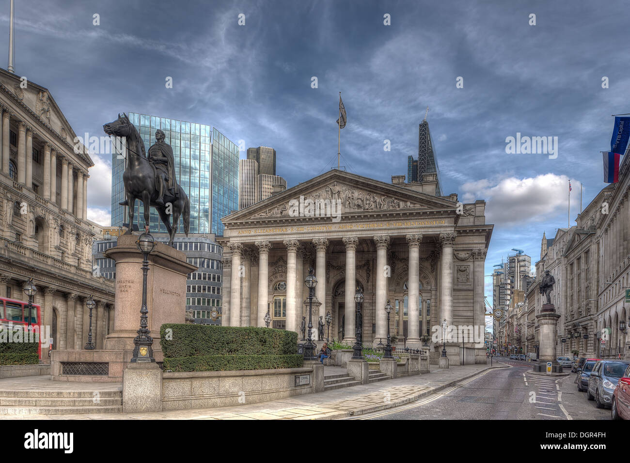 Royal exchange square london hi-res stock photography and images - Alamy