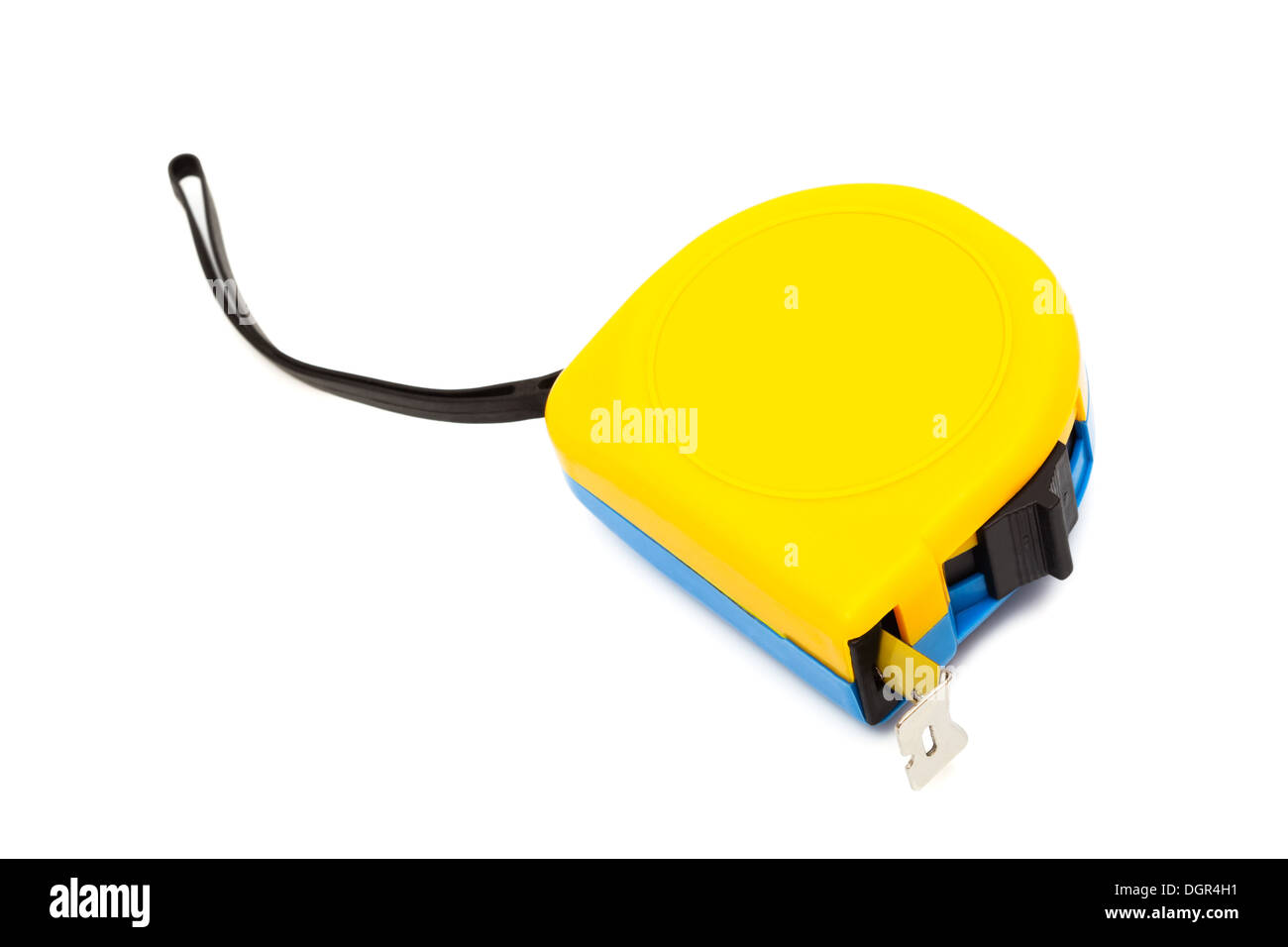 yellow new tape-measure Stock Photo - Alamy