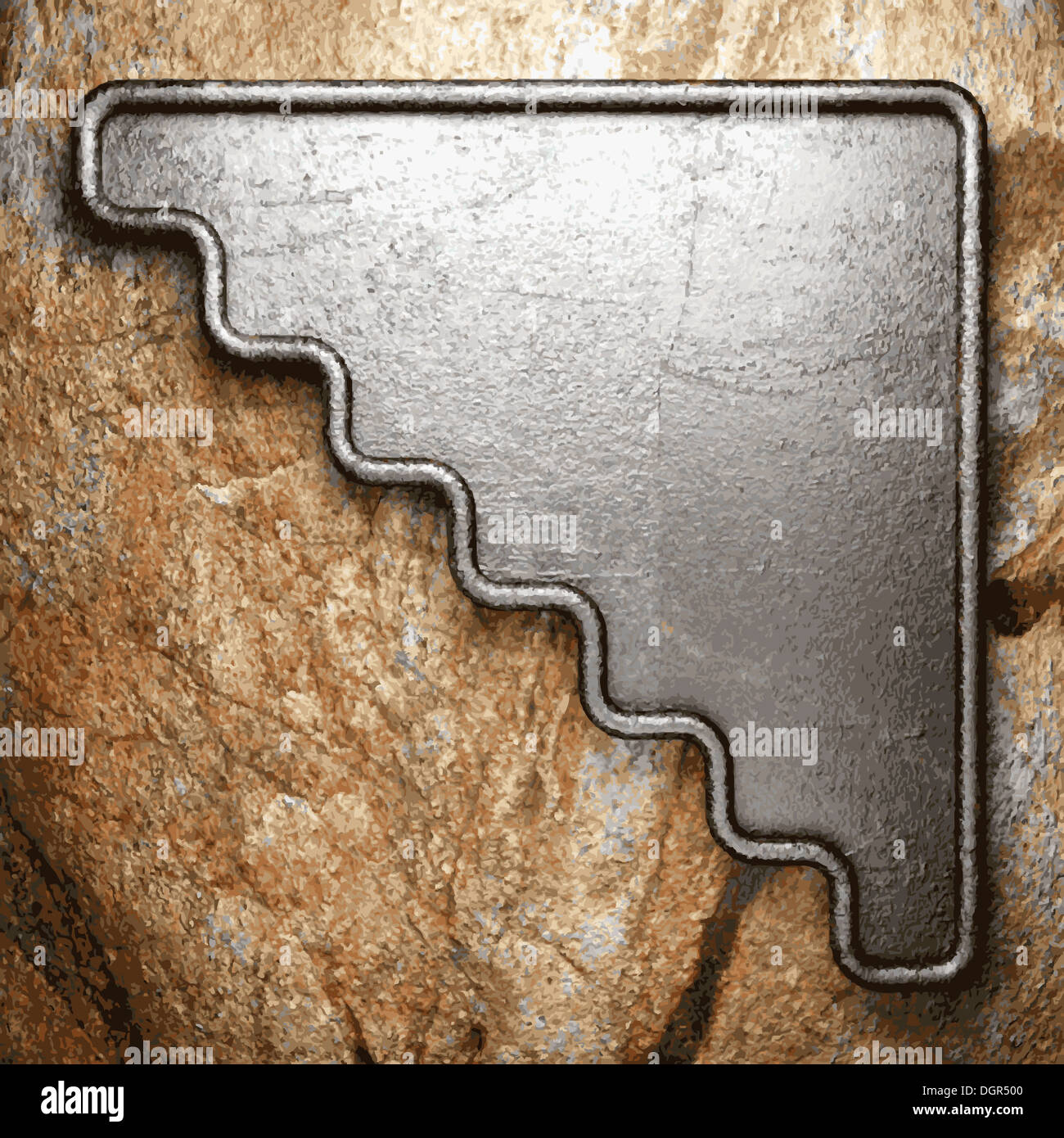 metal and stone background Stock Photo - Alamy