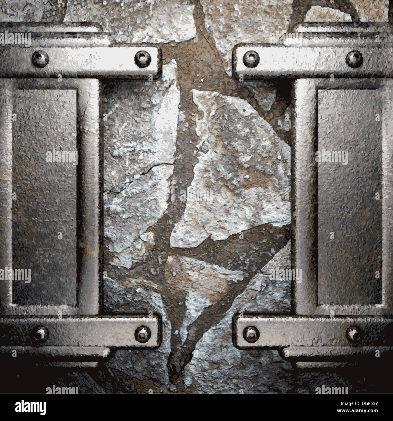 metal and stone background Stock Photo - Alamy