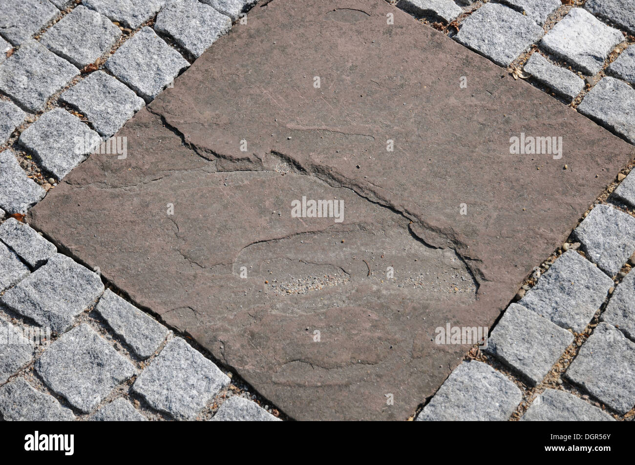 Pavement with Porphyry Stock Photo - Alamy