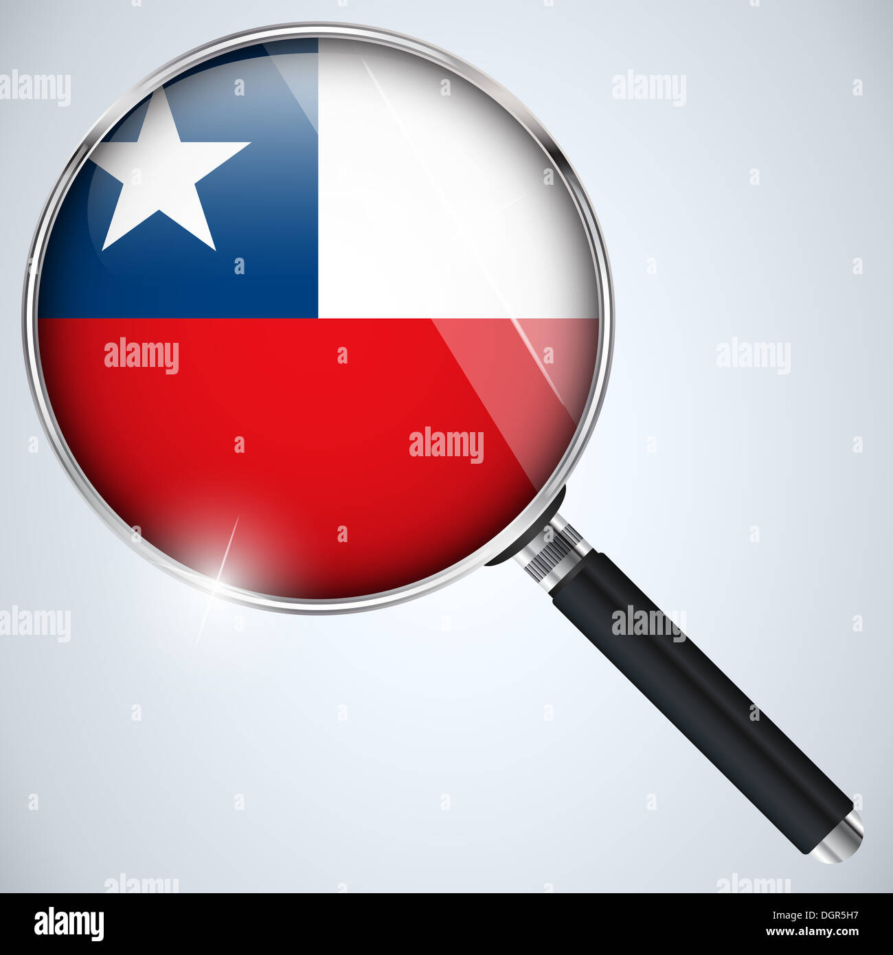 Vector - NSA USA Government Spy Program Country Chile Stock Photo - Alamy