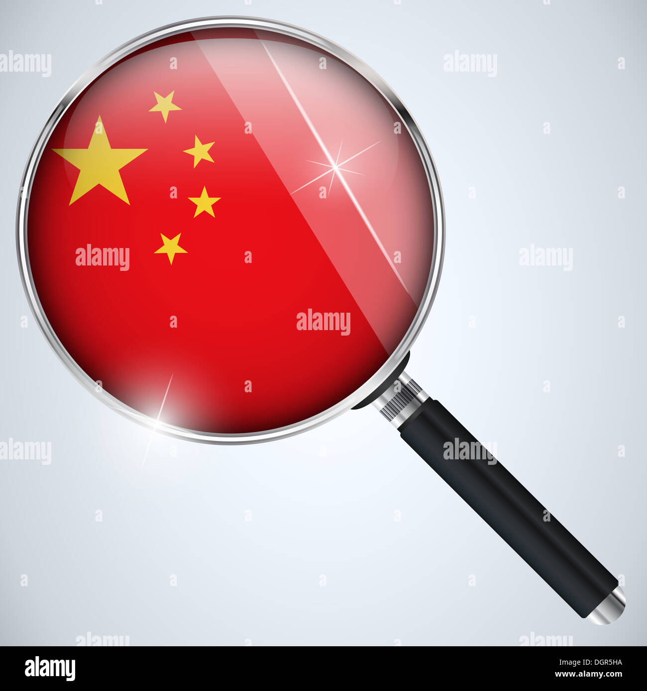 Vector - NSA USA Government Spy Program Country China Stock Photo - Alamy