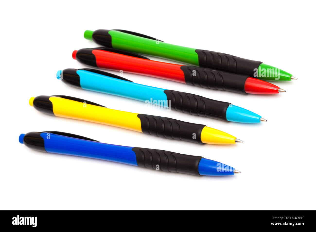 Color ballpoint pens Stock Photo - Alamy