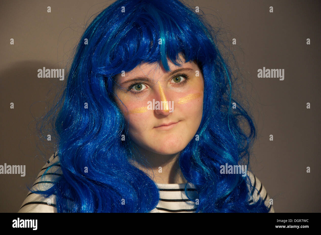 Fun studio portrait Stock Photo - Alamy