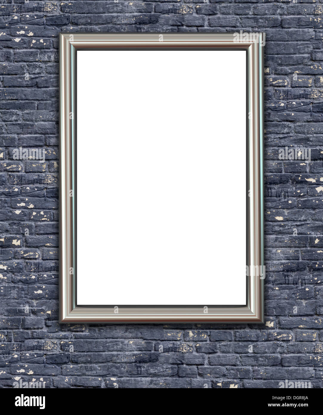 Empty Frame on Wall Stock Photo - Alamy