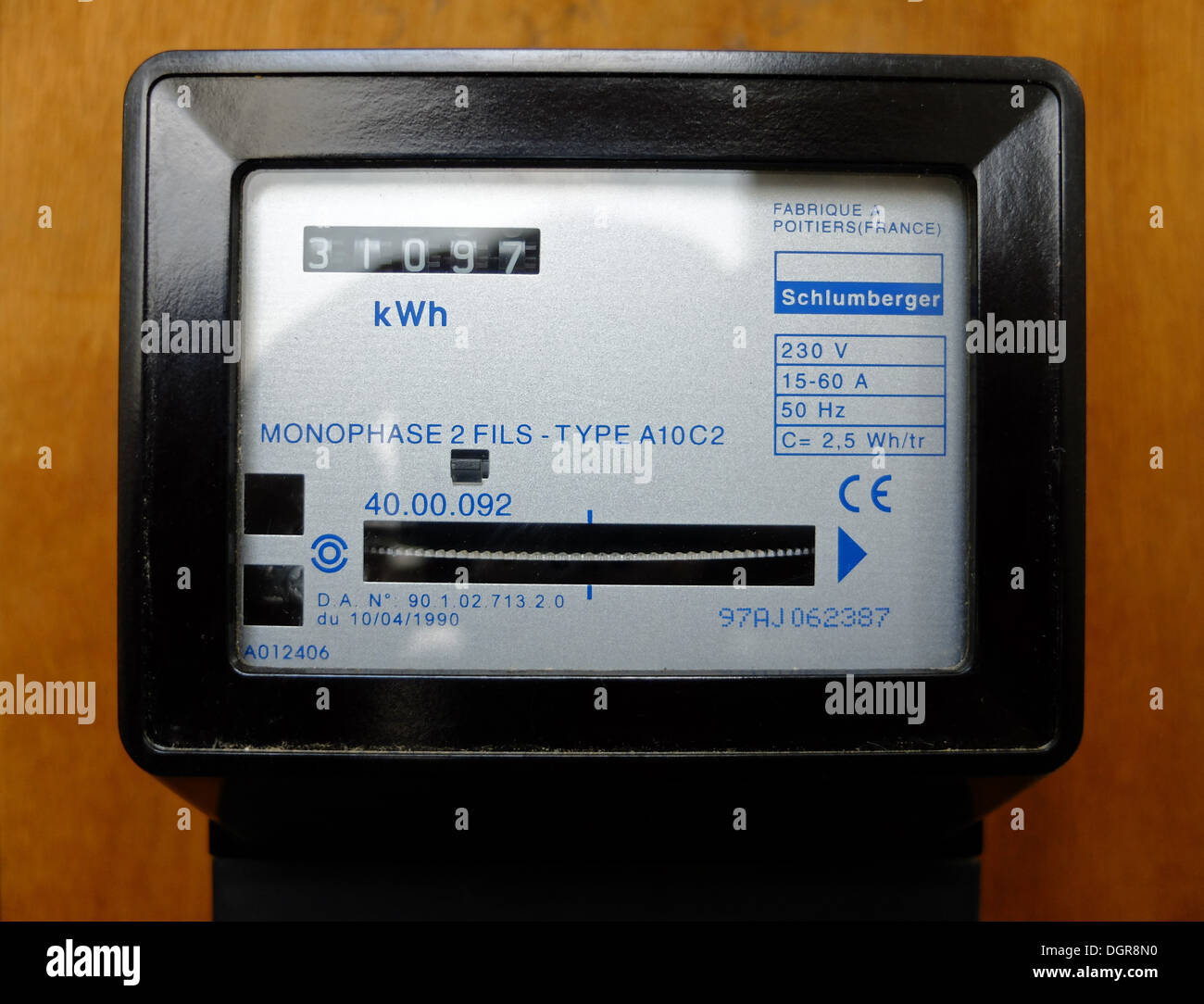 Old electric meter hi-res stock photography and images - Alamy