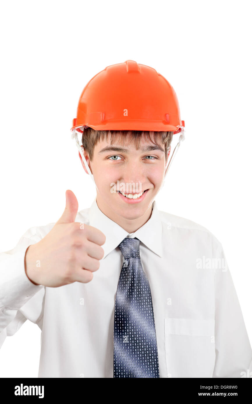 Handsome hard hat smile hi-res stock photography and images - Alamy