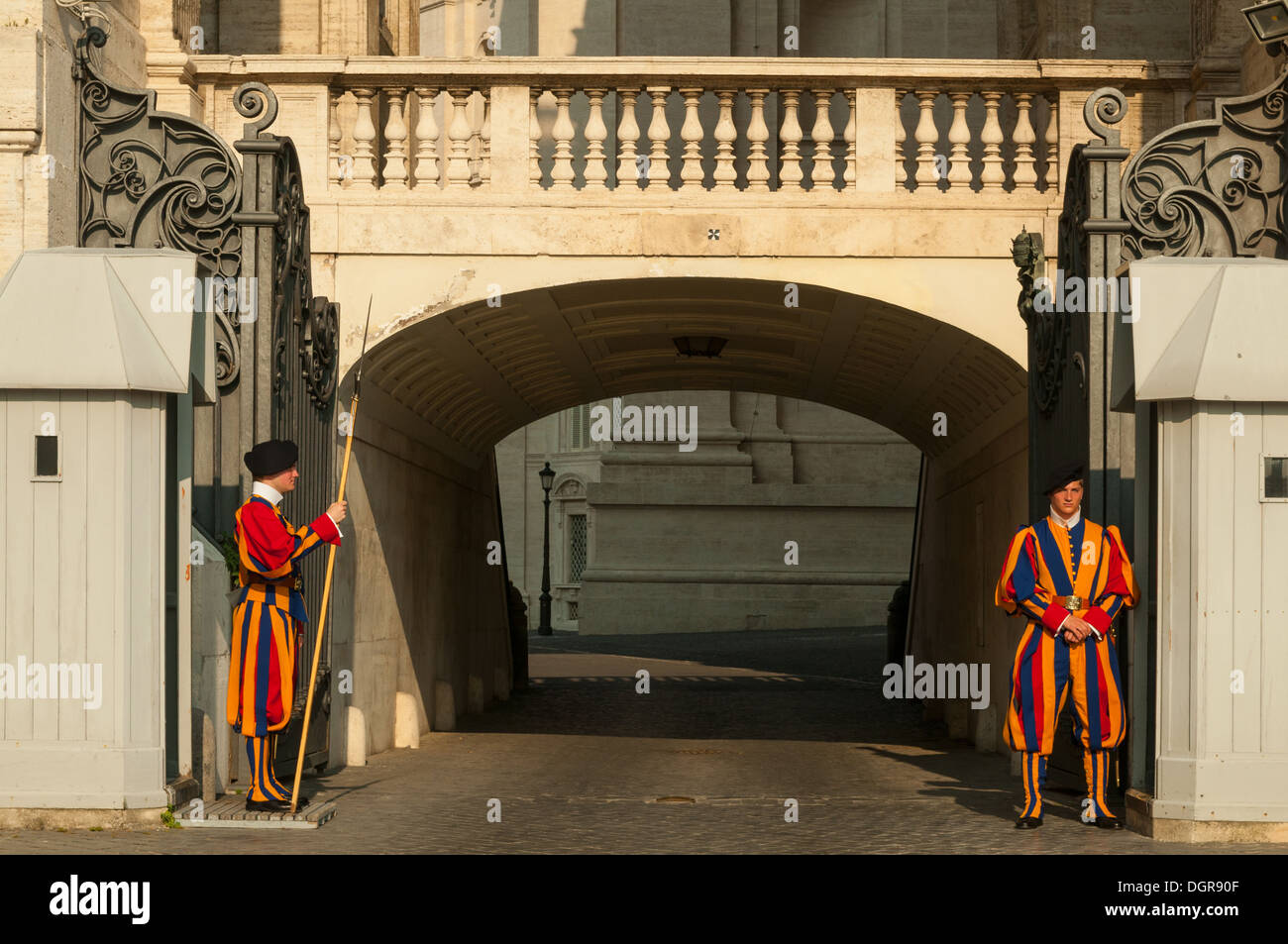 Vatican Guards St Peters Basilica Rome St. Peter's Basilica: A Naked