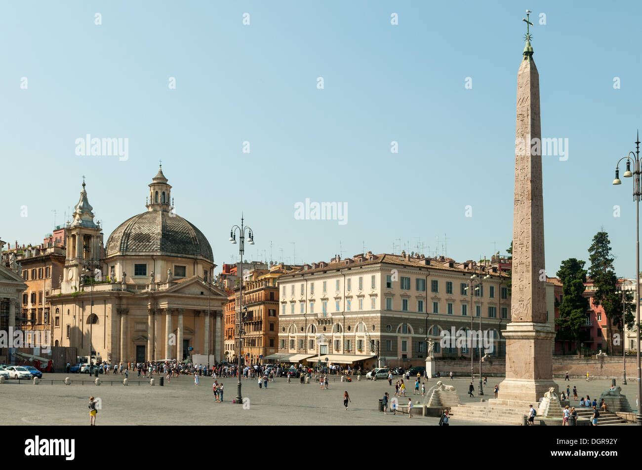 Piazza del Popolo, Rome, Lazio, Italy Stock Photo - Alamy