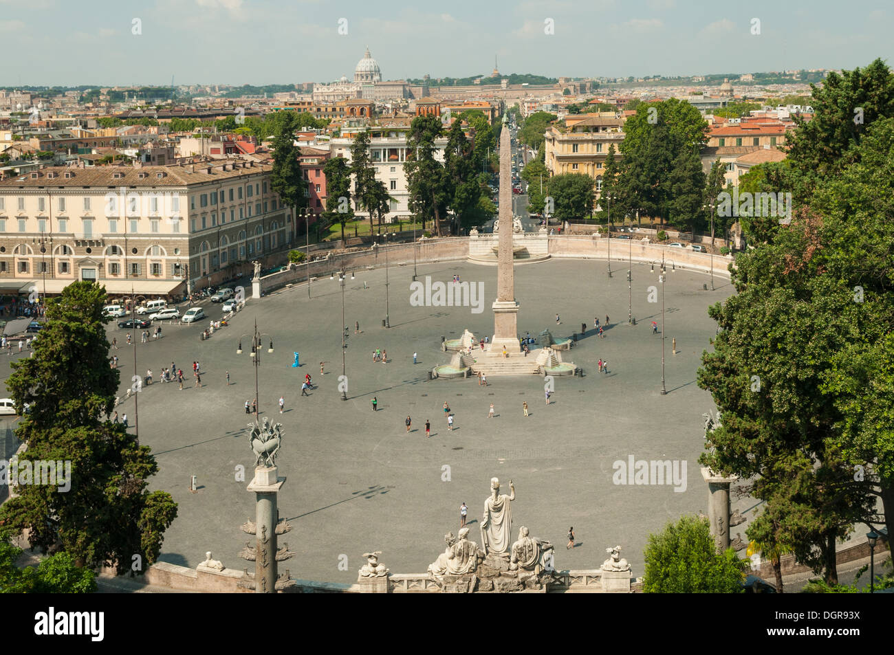 Piazza del Popolo, Rome, Lazio, Italy Stock Photo - Alamy