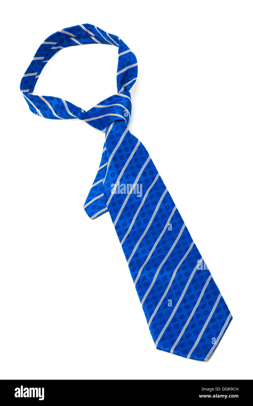 blue striped necktie Stock Photo - Alamy