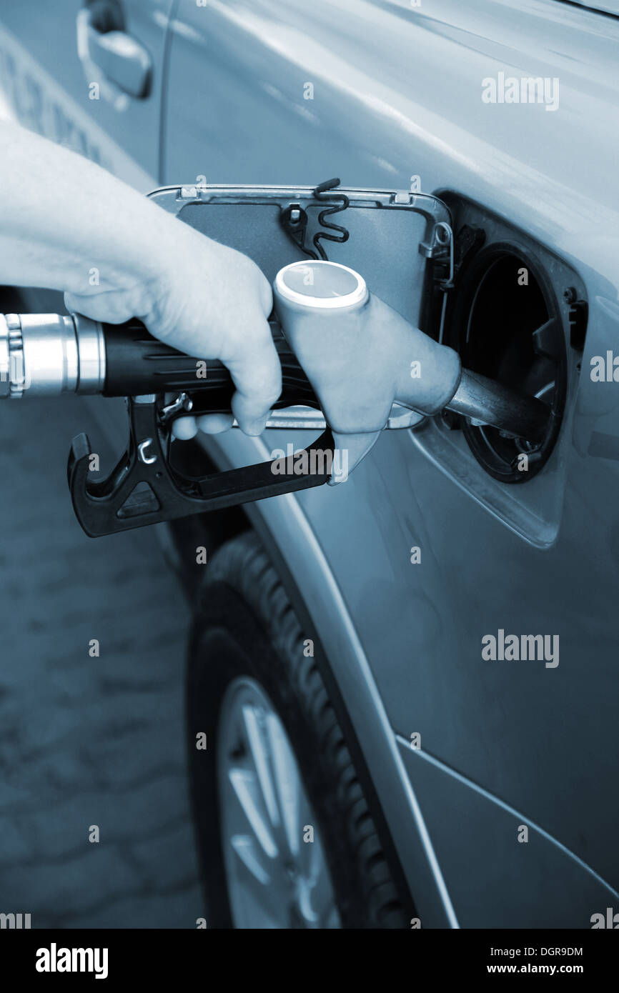 Man refuelling petrol gas station hi-res stock photography and images ...