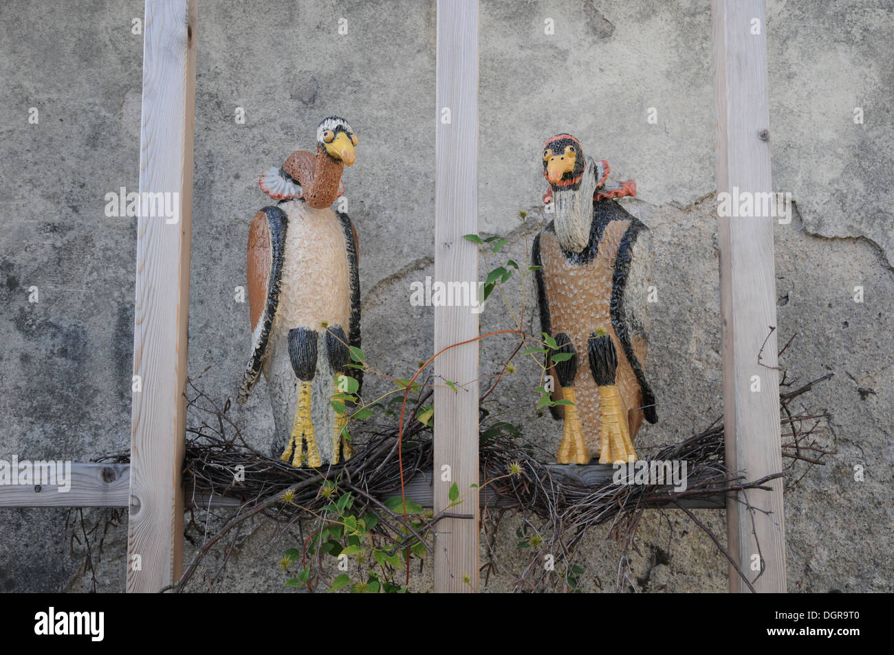 Vultures made of earth Stock Photo - Alamy