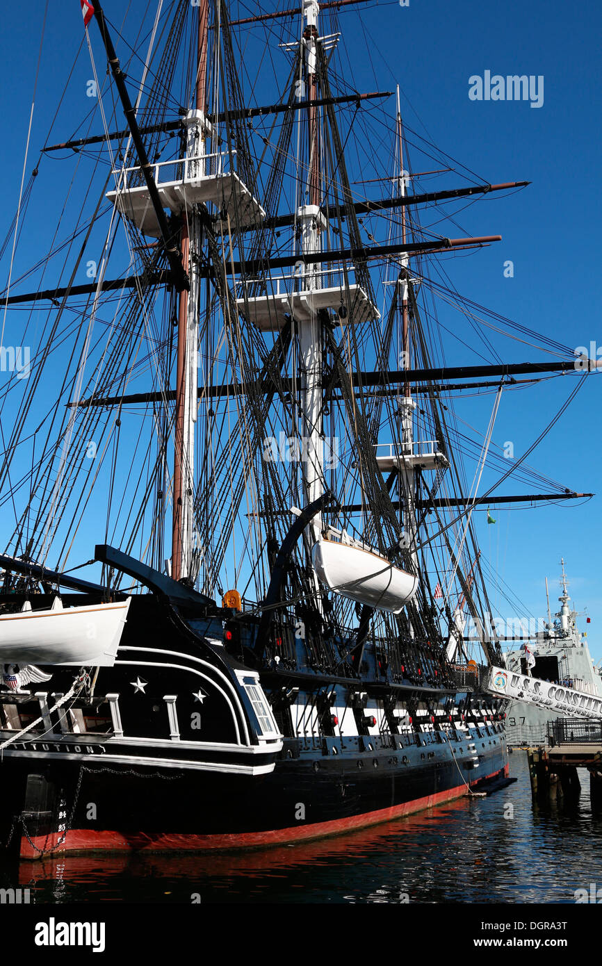 USS Constitution. Boston, Massachusetts Stock Photo - Alamy