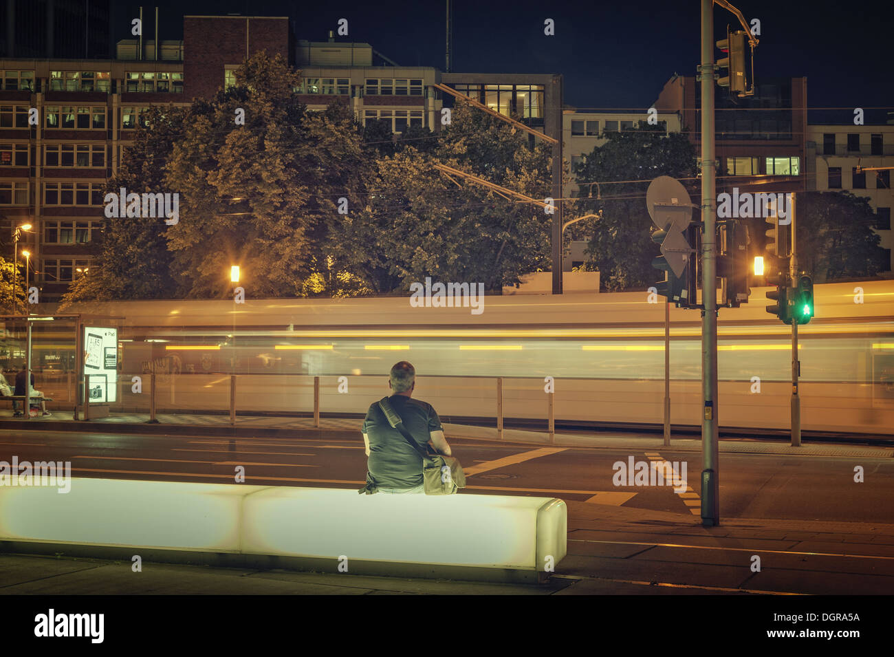 Tram stop strassenbahn hi-res stock photography and images - Alamy