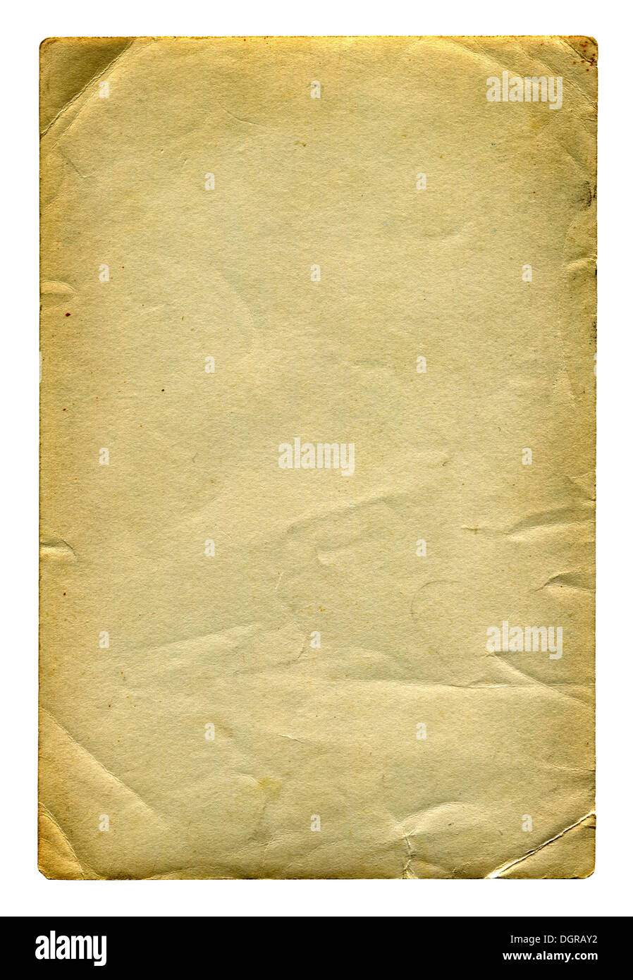 Vintage Paper page Isolated Stock Photo - Alamy