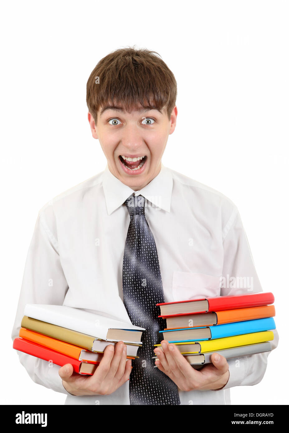 Surprised student portrait hi-res stock photography and images - Alamy