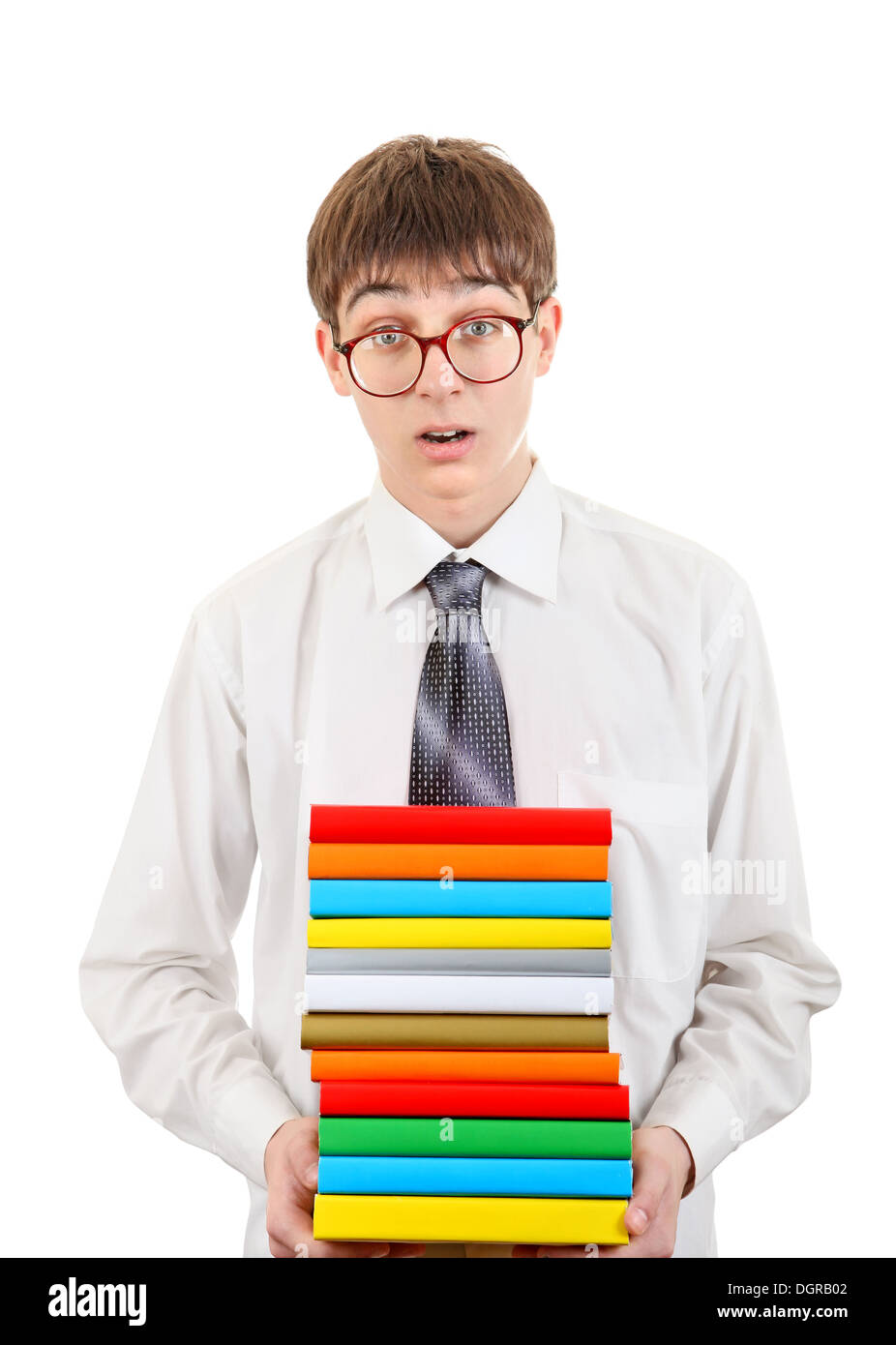 Surprised student portrait hi-res stock photography and images - Alamy