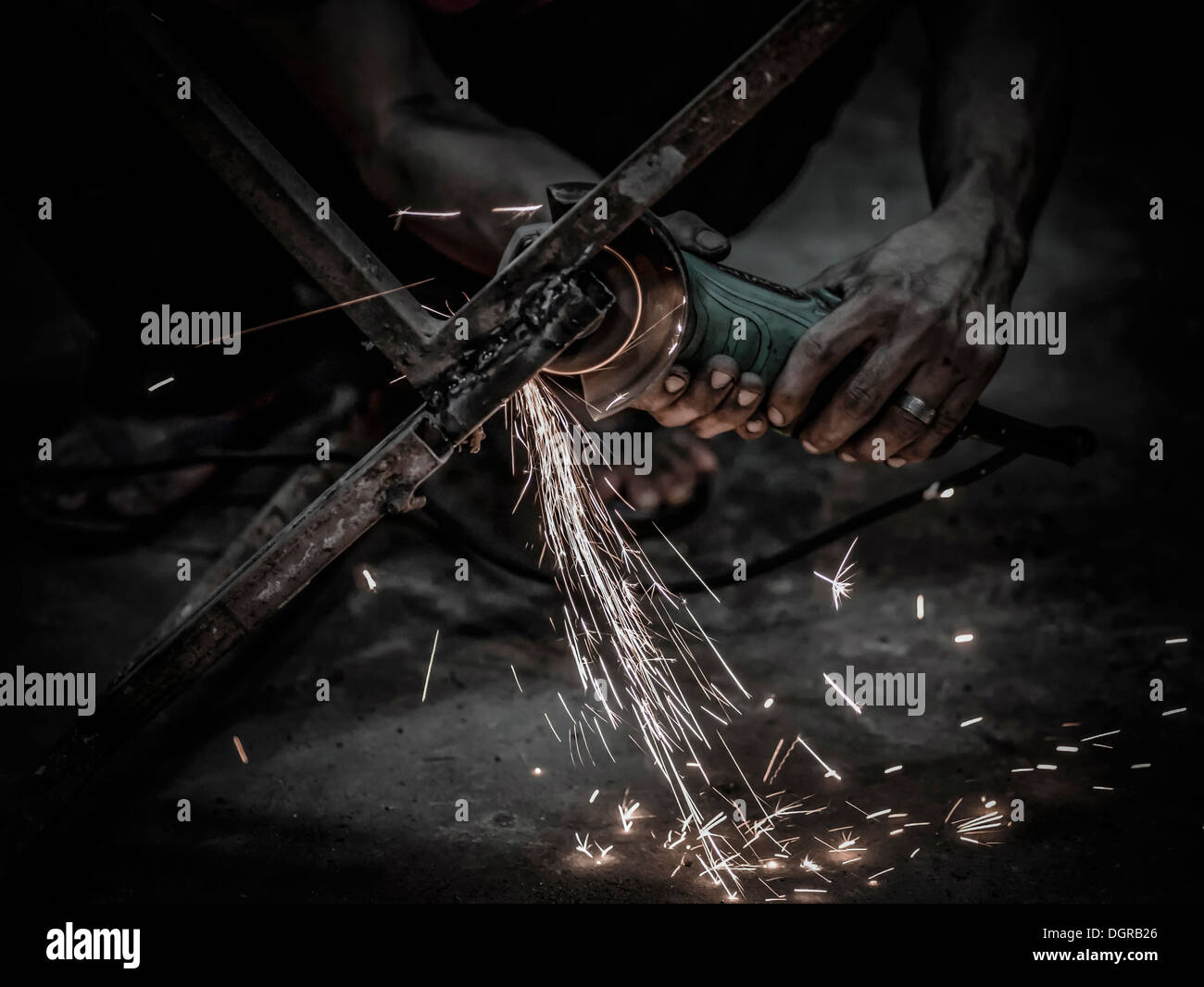Hand grinding hi-res stock photography and images - Alamy