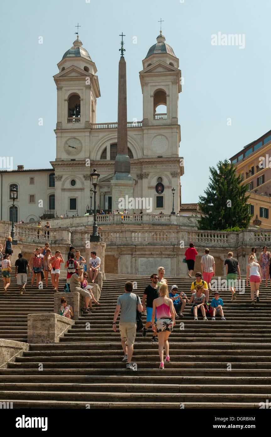 Spanish Steps, Rome, Lazio, Italy Stock Photo - Alamy