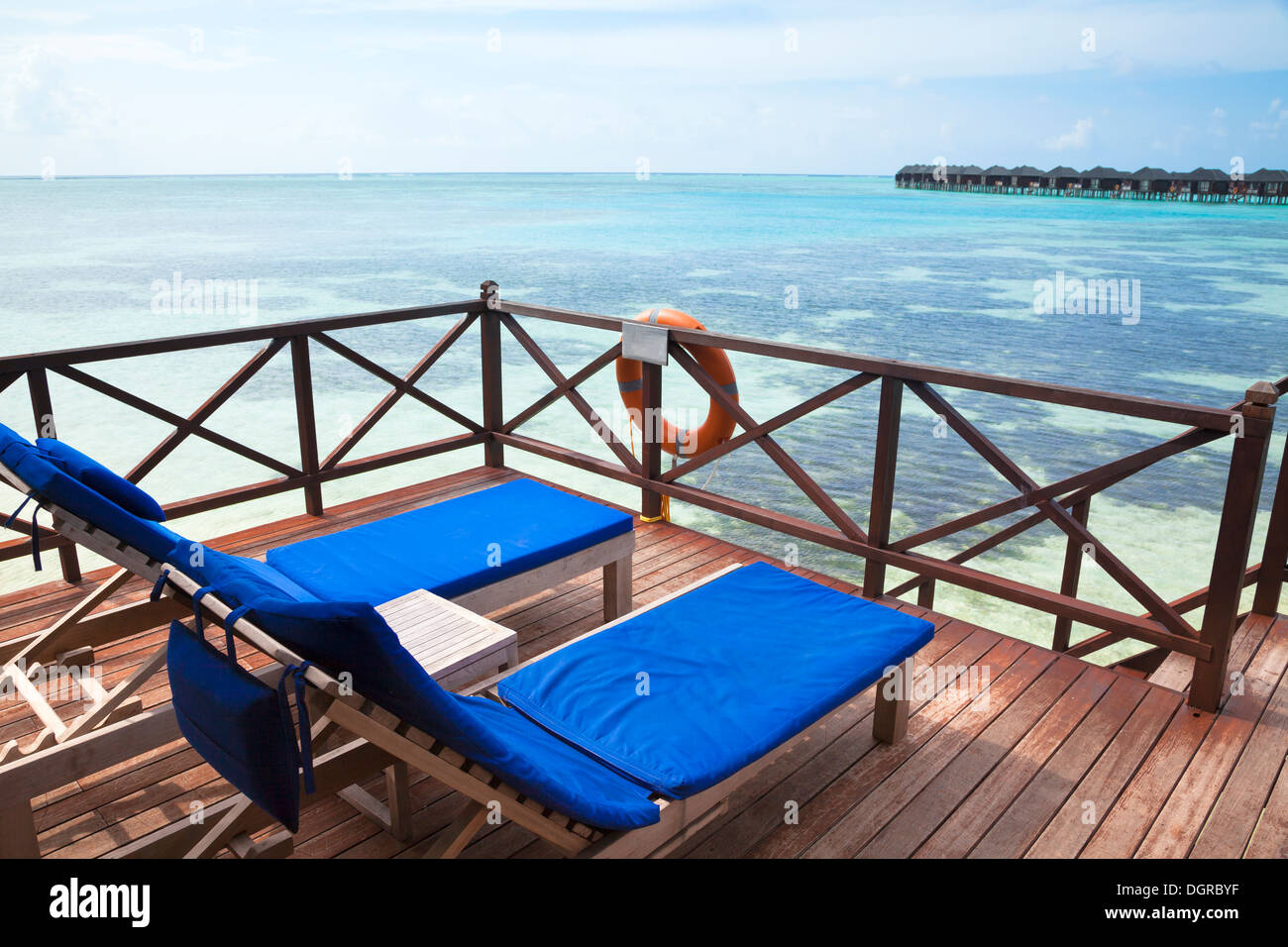 Beautiful beach resort chairs hi-res stock photography and images - Alamy