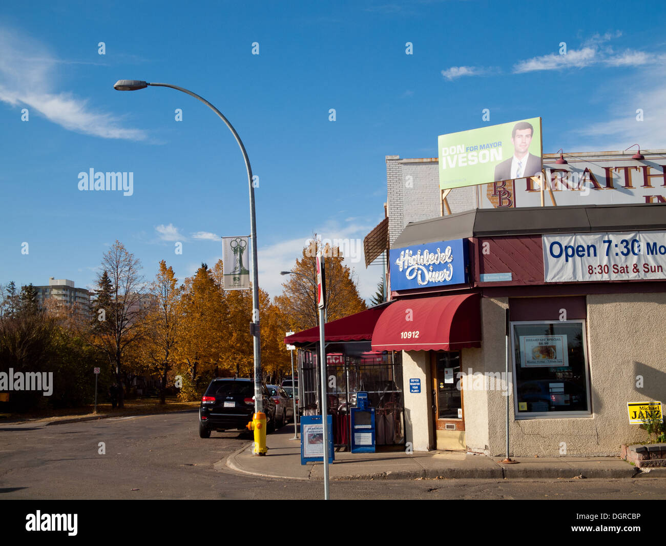 Highlevel diner garneau edmonton hi-res stock photography and images ...