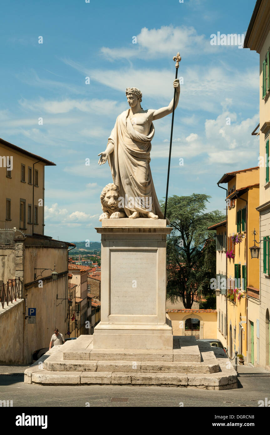 Statue of Ferdinando III, Arezzo, Tuscany, Italy Stock Photo - Alamy