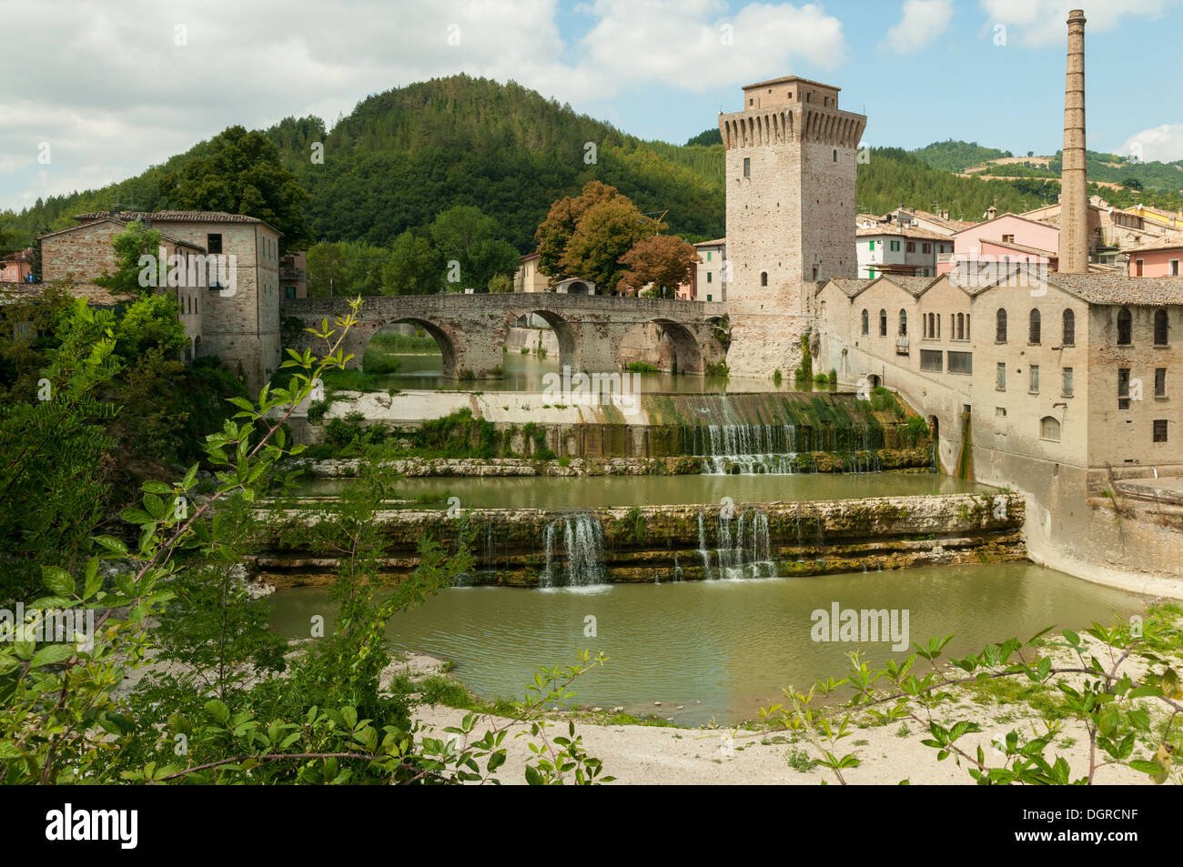 Ponte Sul Metauro, Fermignano, Marche, Italy Stock Photo - Alamy