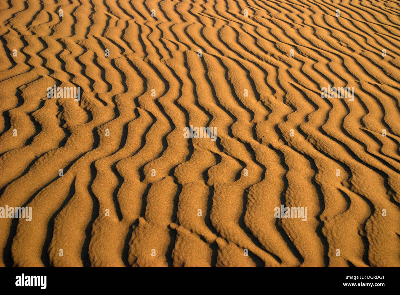 Structures in the desert sand, Nazca, Atacama Desert, Peru, South ...