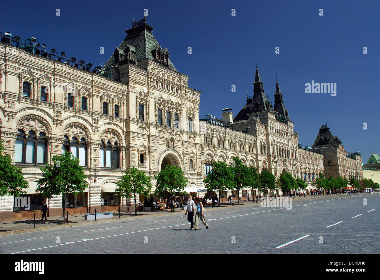 GUM department store, Red Square, Moscow, Russia Stock Photo - Alamy