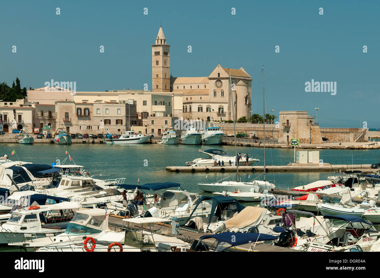 Cathedral and Marina at Trani, Puglia, Italy Stock Photo - Alamy