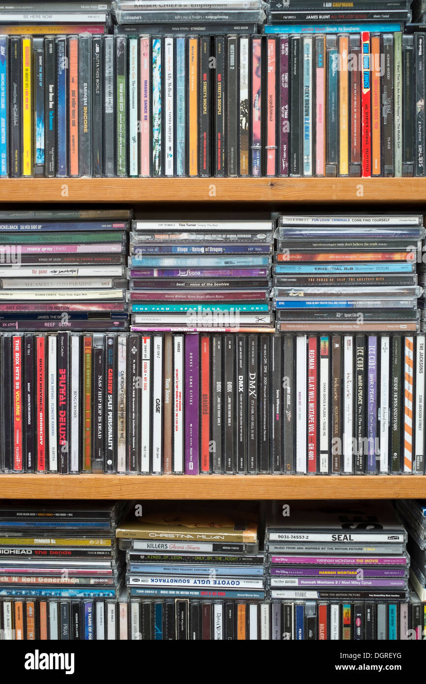 Staples of music CDs Stock Photo - Alamy