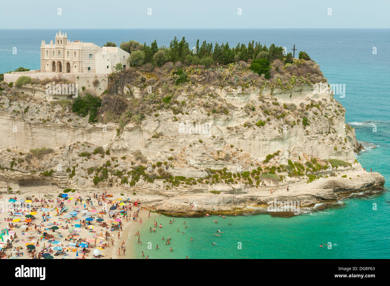 Monastery of Santa Maria dell'Isolde on Island, Tropea, Calabria, Italy ...
