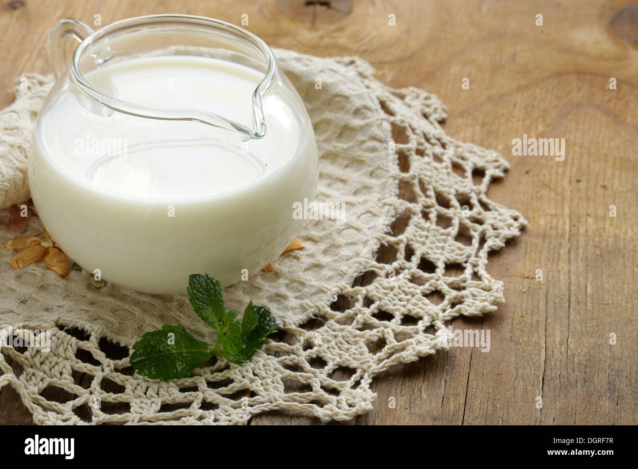 Glass jug of milk hi-res stock photography and images - Alamy
